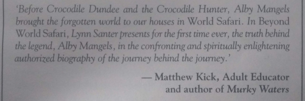 Alby Mangels – Beyond World Safari (Lynn Santer) | Observation Blogger