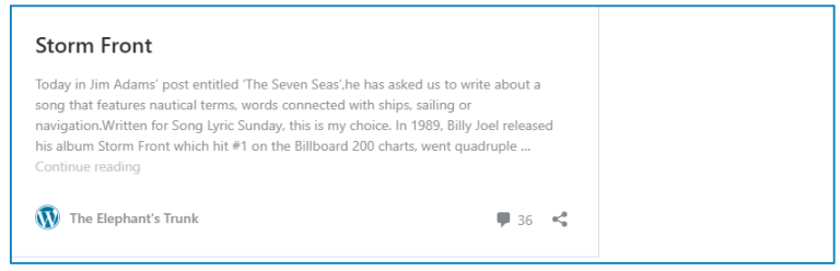 The Downeaster ‘Alexa’ (1989) – Billy Joel | Observation Blogger